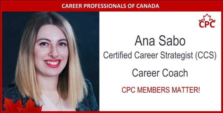 CPC Member of the Week: Ana Sabo - Career Professionals of Canada