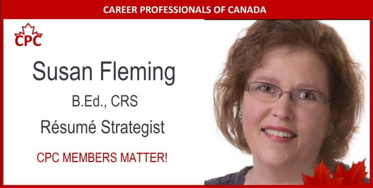 CPC Member of the Week: Susan Fleming - Career Professionals of Canada