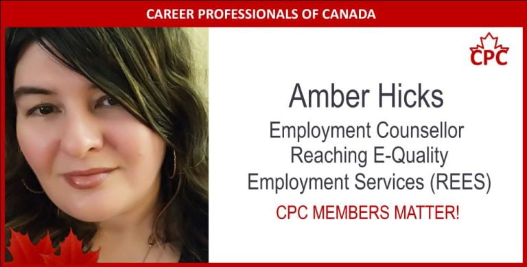 CPC Member of the Week: Amber Hicks - Career Professionals of Canada
